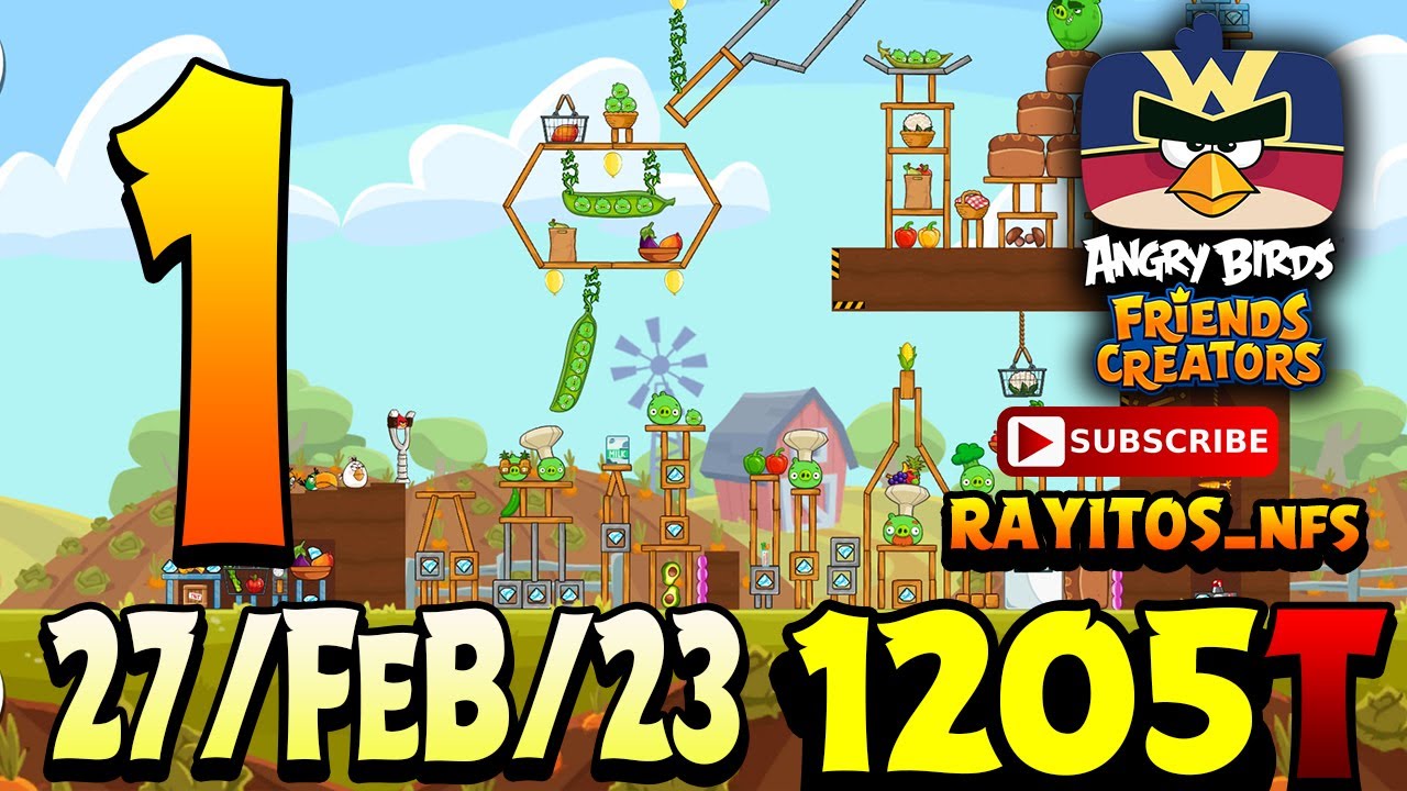 Angry Birds Friends Level 1 Tournament 1205 Highscore POWER-UP ...