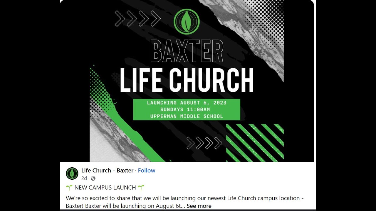 Life Church Baxter Tn - YouTube