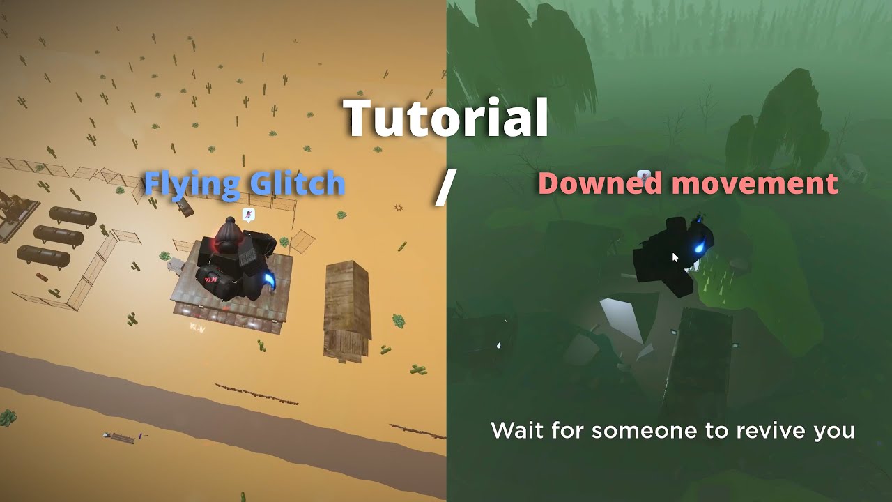 Downed Movement/Flying Glitch | Evade Tutorial - YouTube