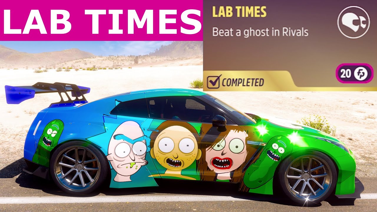 Daily Challenge - LAB TIMES | Beat a ghost in Rivals | Nissan GT-R ...
