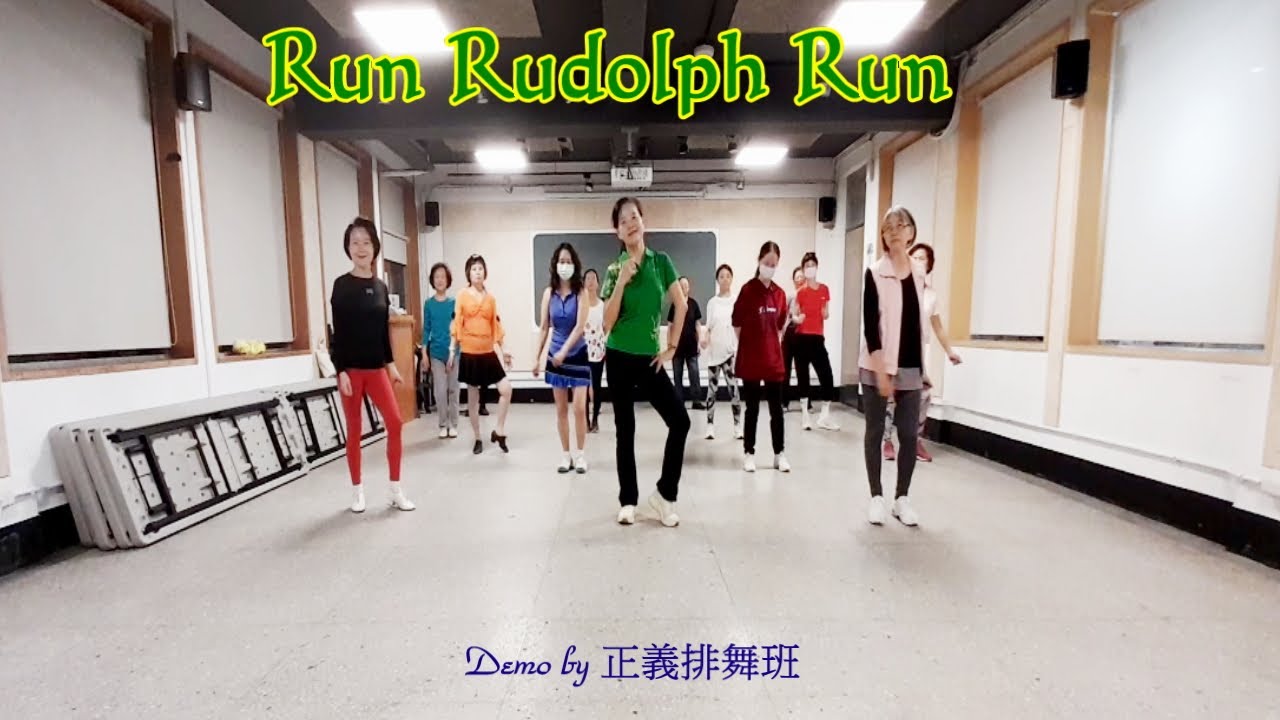Run Rudolph Run - Line Dance - YouTube