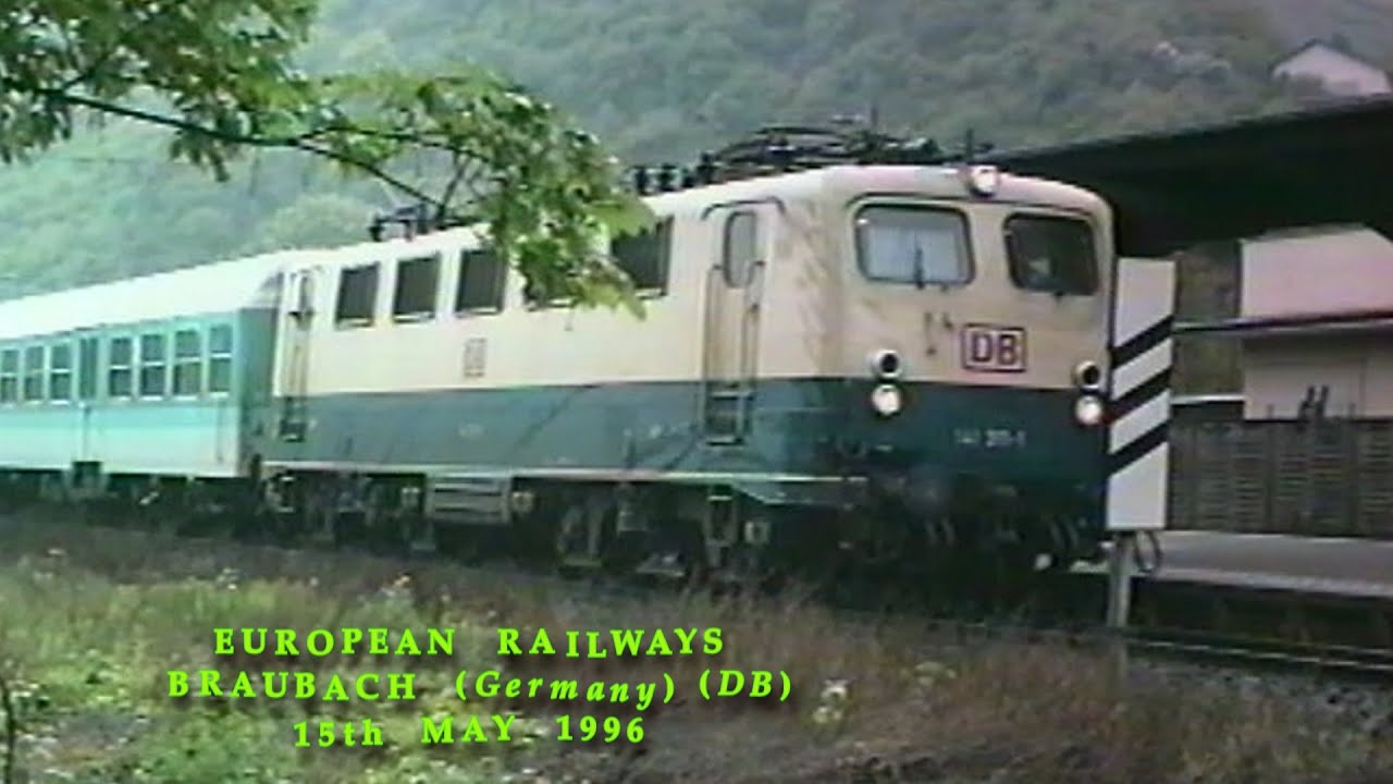 European Railways in the 1990s Braubach (Bahnhof) (Koblenz) (Germany DB ...