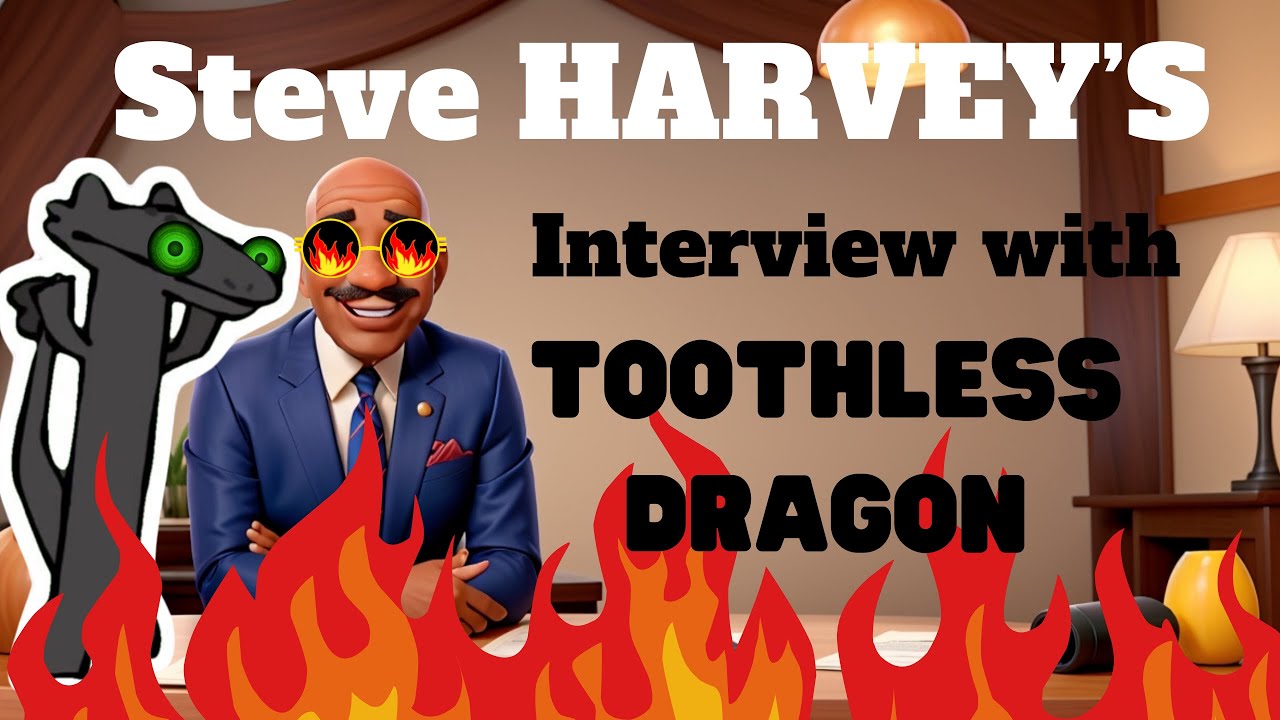 Steve Harvey's Interview With Toothless Dragon|#steveharvey |# ...