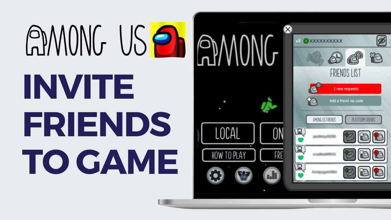 How to Invite Friends to Game in Among Us | Host and Play Together ...