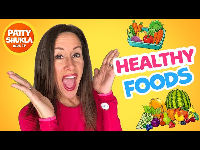 Healthy Food Songs for Children | Nursery Rhymes | Vegetables Learning ...