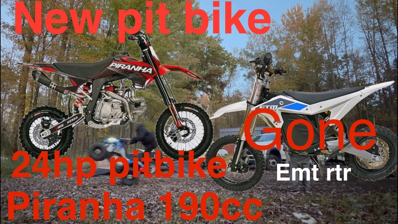 trading my emt rtr for piranha 190cc race pit bike - YouTube
