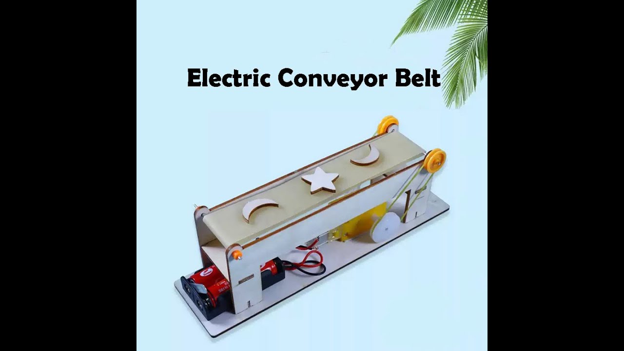 DIY STEAM Handmade Wooden Conveyor Belt Educational Kits For Children ...