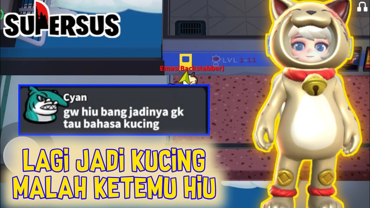 COSPLAY KUCING MEOW MEOW TERUS SEPANJANG GAME - SUPER SUS INDONESIA ...