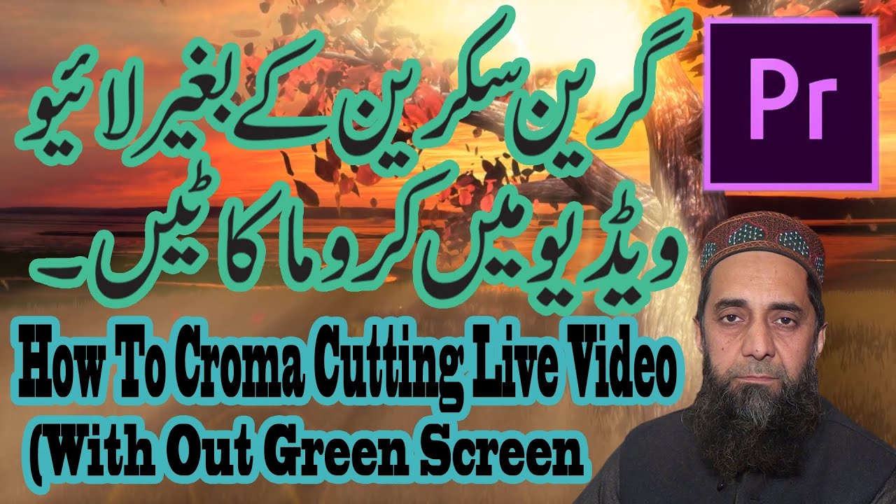 How To Make Croma Cutting Live Video Adobe Premiere Pro Cc 2020 Urdu ...
