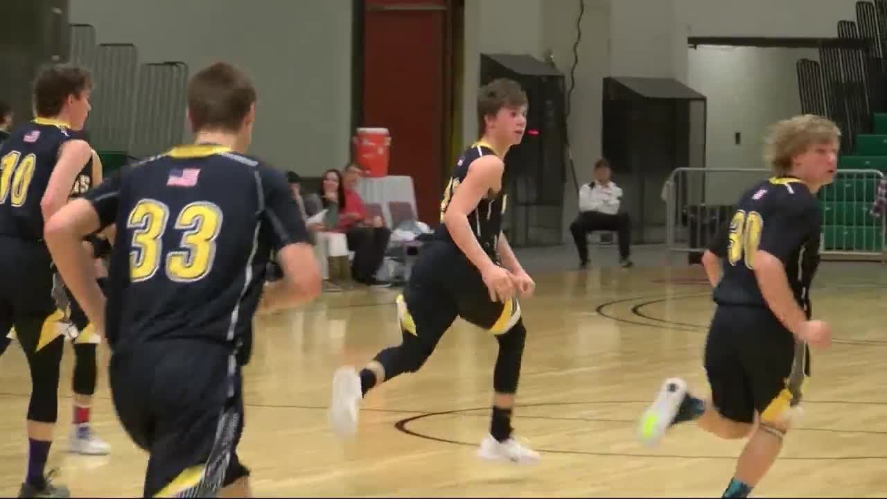 Hays-Lodgepole advances to state with challenge game victory - YouTube