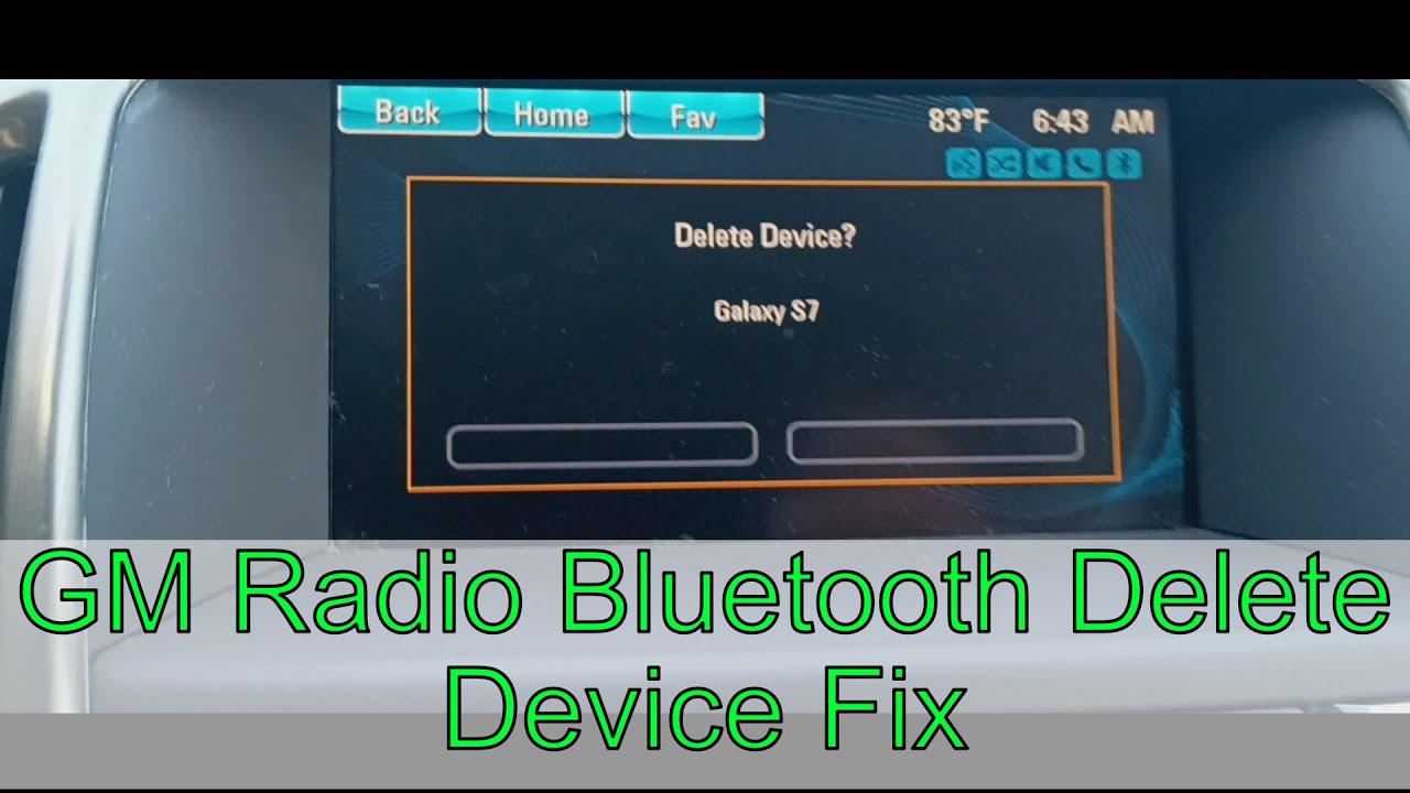 2012-2017 Buick Verano + Most GM Radios 2012-2017 Bluetooth Paired ...