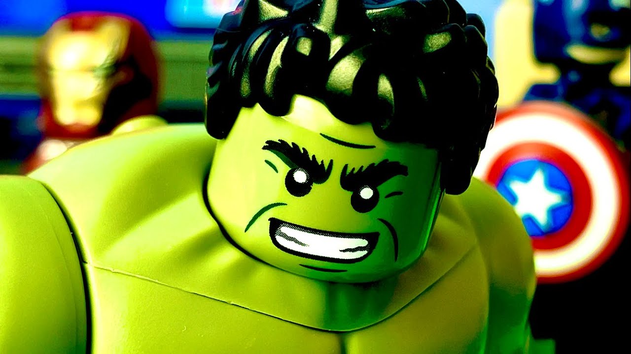 The Avengers - "I'm Always Angry" Hulk Smash Scene in Lego - YouTube