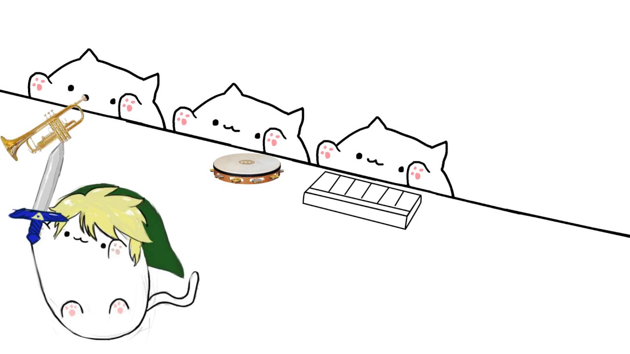Bongo Cat Song of Storms ~ Legend Of Zelda - YouTube