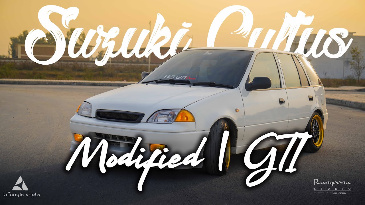 Suzuki Cultus White Modified | GTI - YouTube