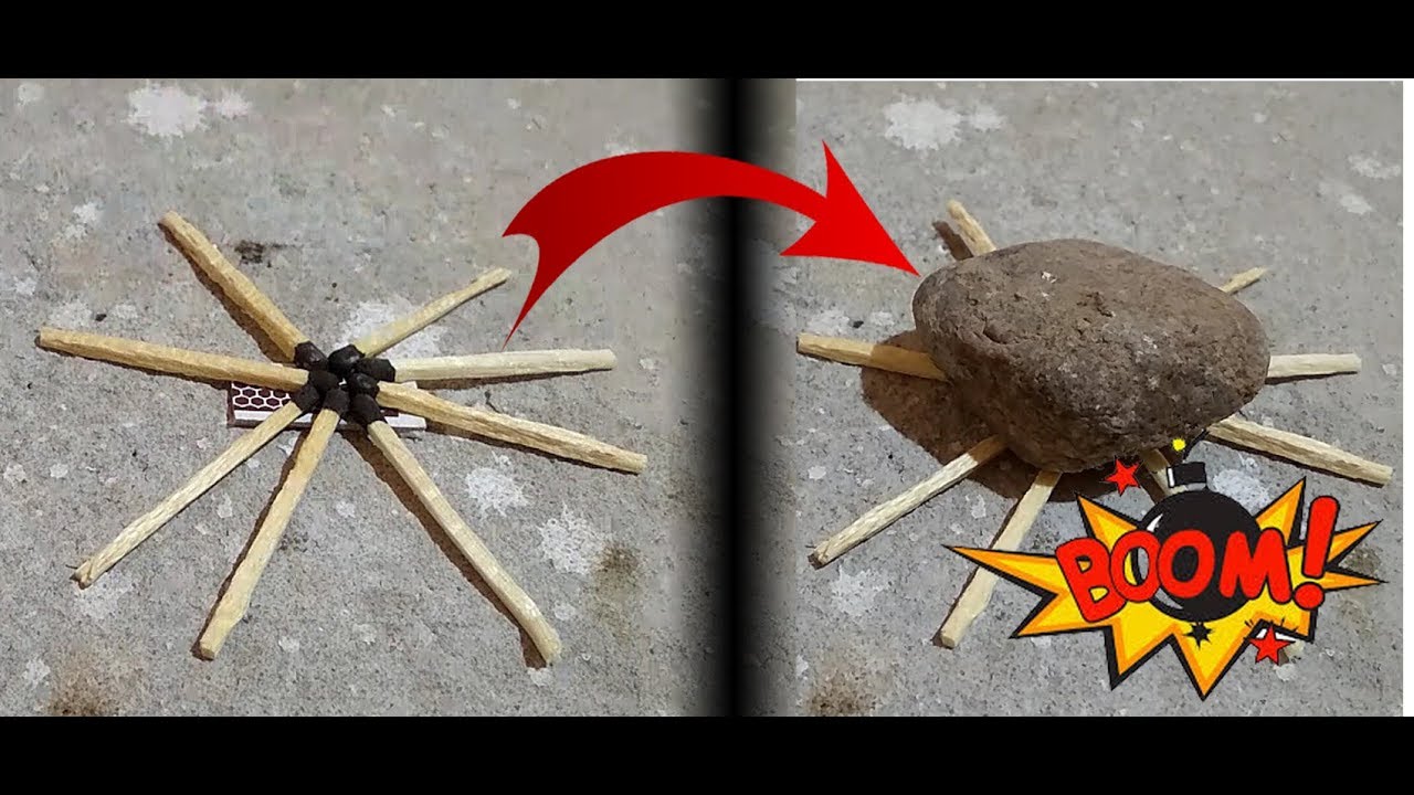 How To Make Matchbox Matchstick Bomb Easily At Home Abhi Ke Experiments ...