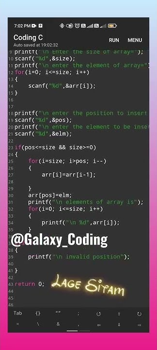 insert a number from an array in DSA/software Engineer status coding status/coding status - YouTube