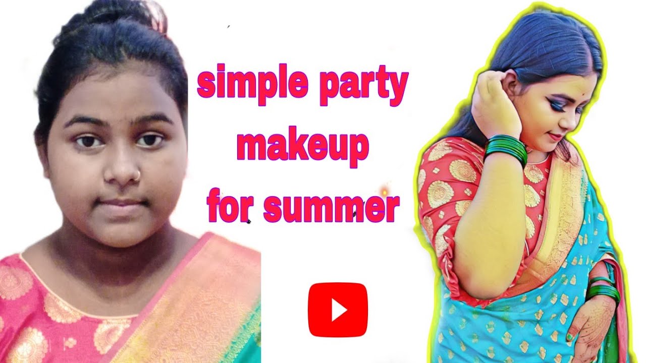 party makeup tutorial 😍/ party makeup for summer/ step by step party ...