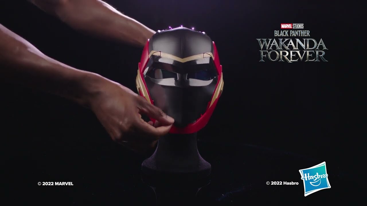 Marvel Black Panther Wakanda Forever: Ironheart Flip FX Light Up Mask ...