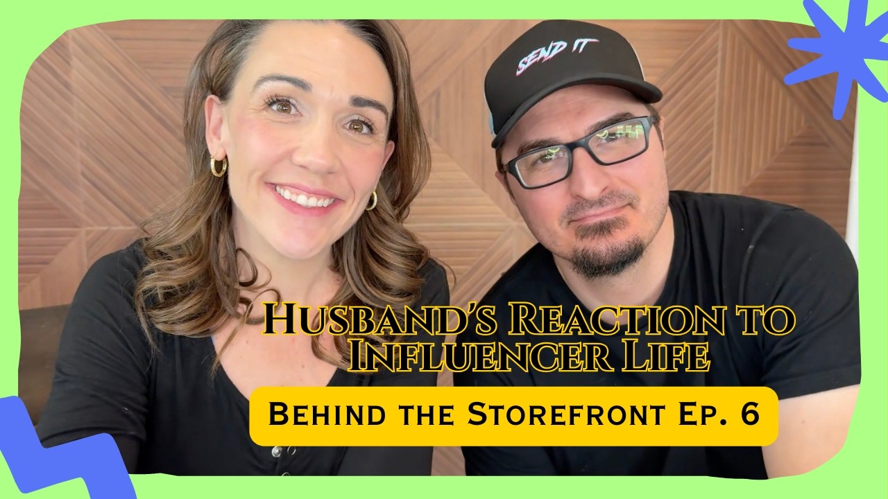 My Husband Reacts to My Amazon Influencer Life (It Got Awkward 😂) - YouTube