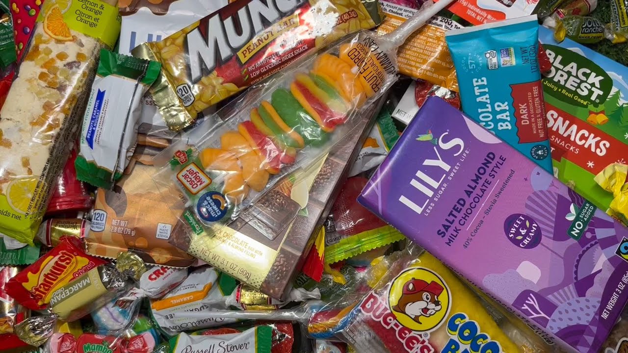 Lovely candy and chocolate ASMR | Unpacking | Candy sound | Satisfying ...