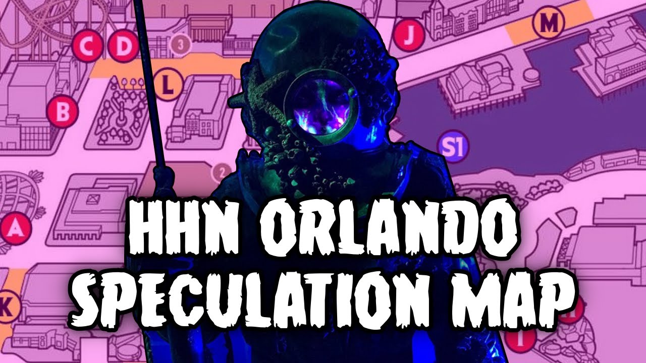 HHN 31 Speculation Map # 2 | HUGE IP RETURNING, First Speculated Scare ...
