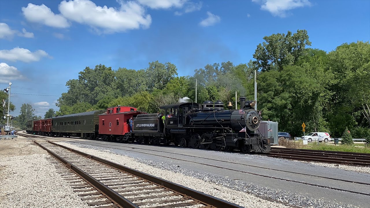 Little River Railroad Steam Trains! Hillsdale Scoot Service (8/27/22 ...