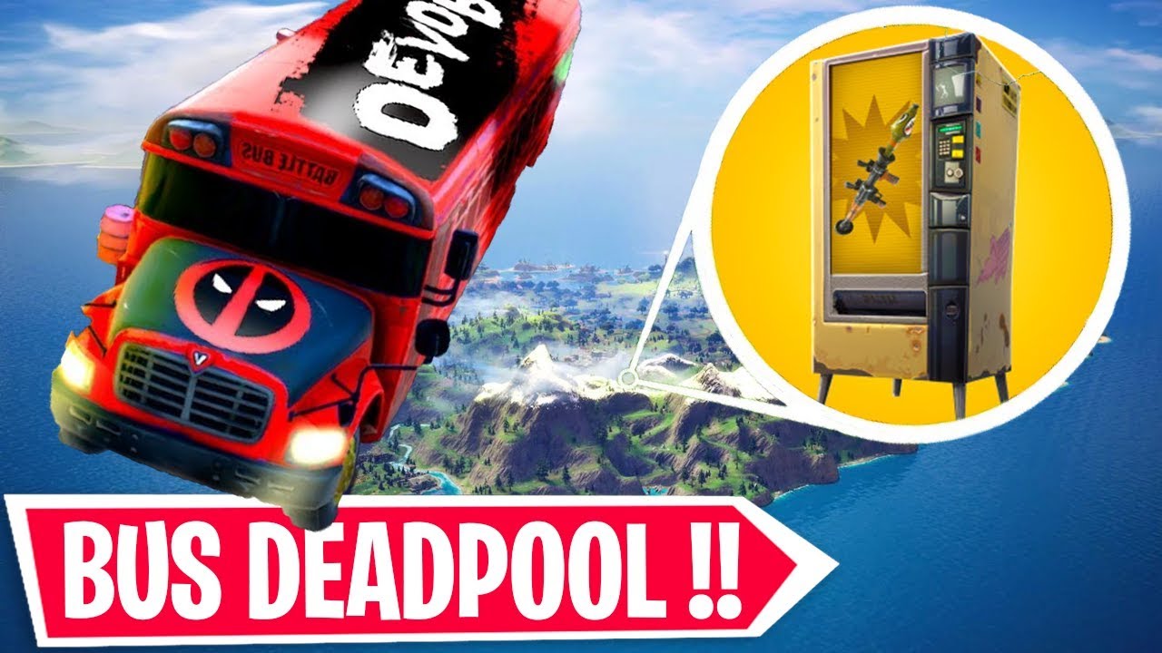 EVENEMENT.. LE BUS DEADPOOL ARRIVE sur FORTNITE !! - YouTube