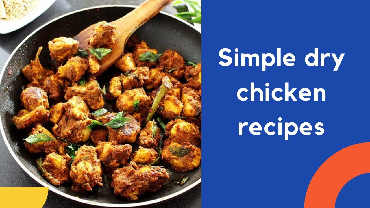 Dry chicken | chicken recipe | make dry chicken easily #The easiest dry ...