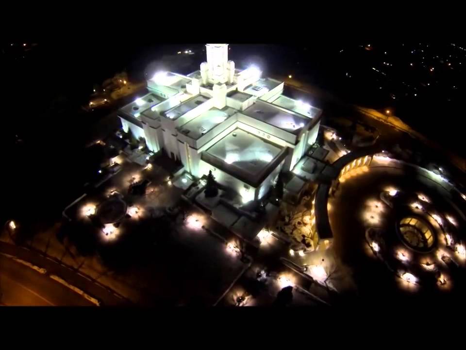 Bountiful Temple at Night - YouTube