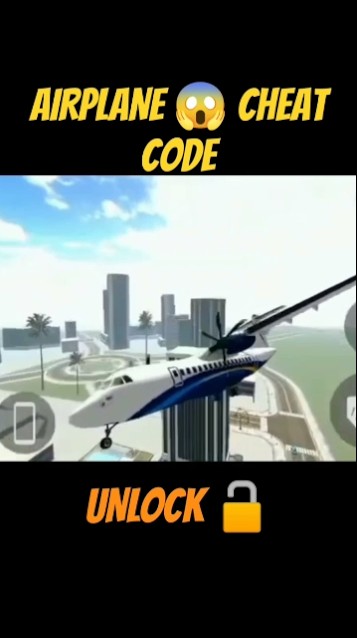 Airplane cheat code | indian bike driving 3D X Phonk music #shorts #phonkmusic #gaming - YouTube