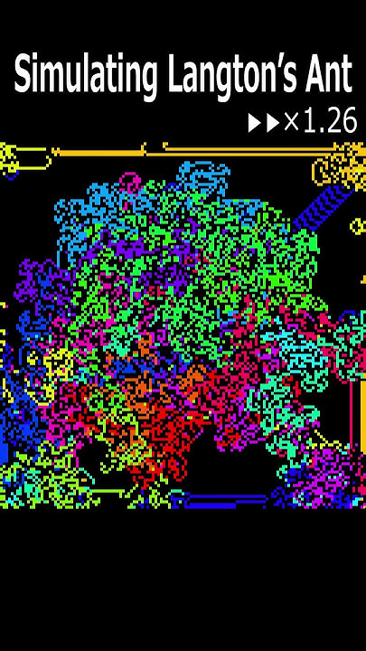 Simulating Langton's Ant - YouTube