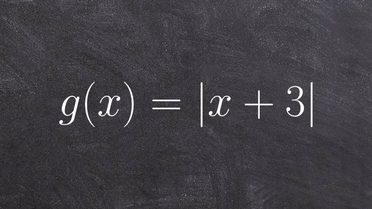 Graphing A Absolute Value Equation With Horizontal Shift YouTube graphing-a-absolute-value-equation-with-horizontal-shift-youtube