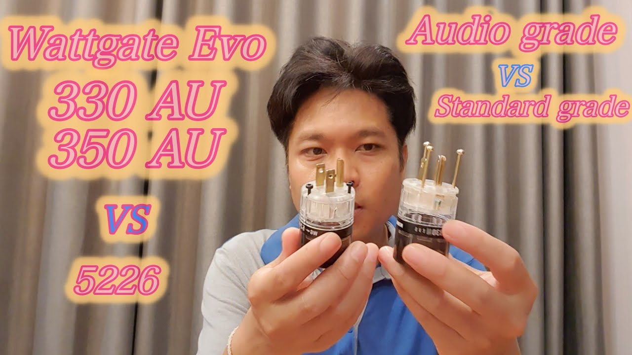 รีวิว Wattgate Audio Grade 330 AU Evo, 350 AU Evo Power Connector vs ...