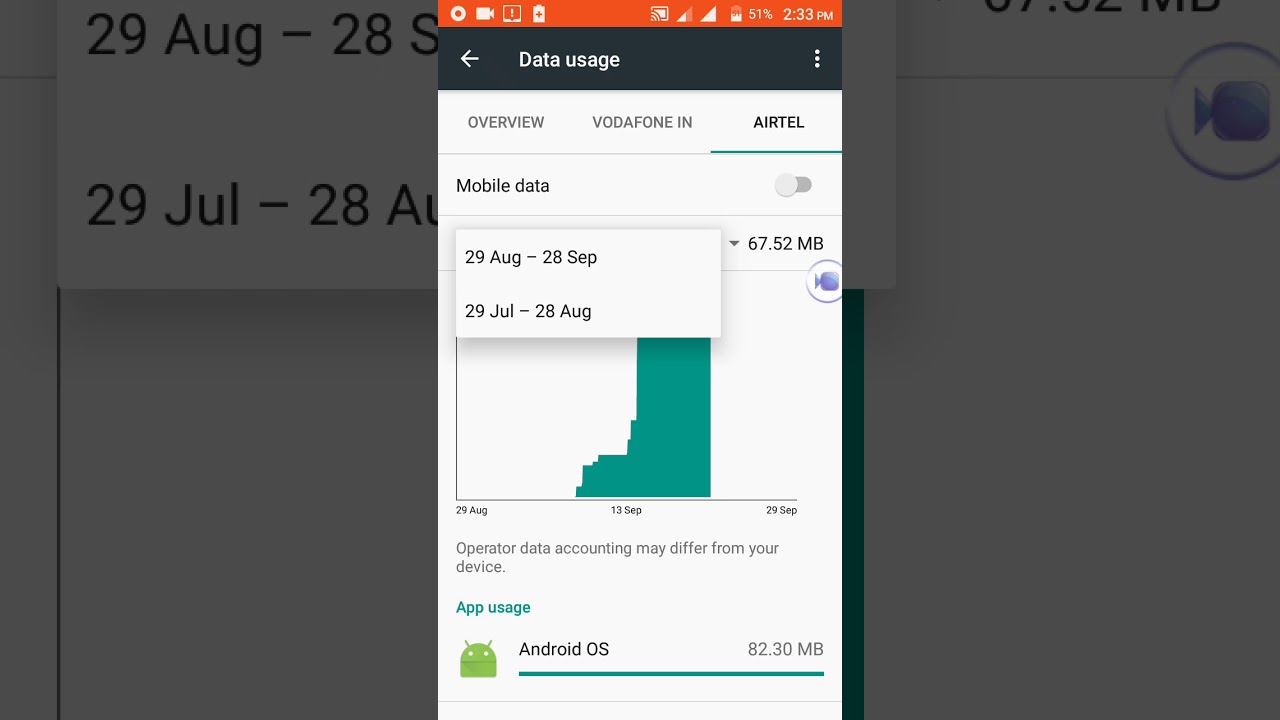 how to check data used on your mobile - YouTube