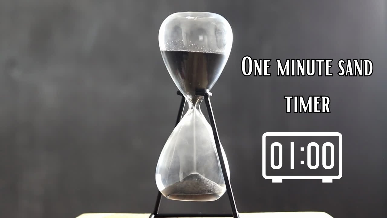 One Minute Sand Timer - 1 minute timer #timer - YouTube