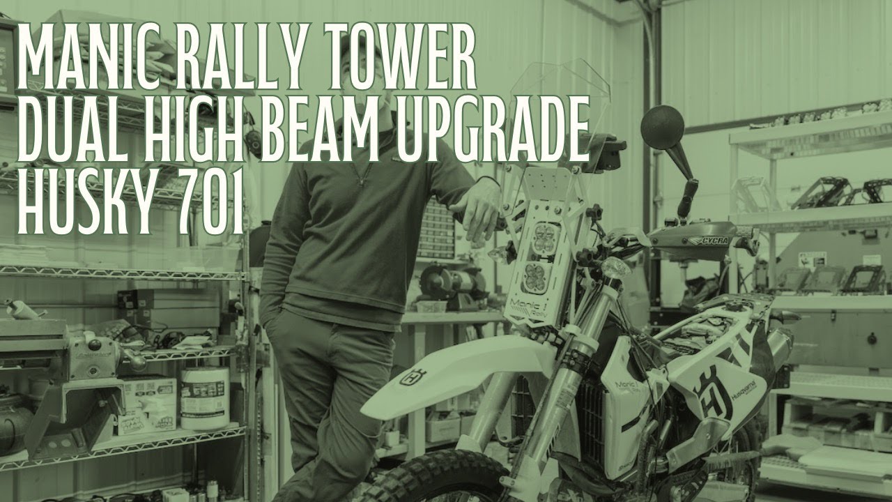 Dual High Beam Baja Lights Upgrade for Manic Rally ADV Fairing for ...