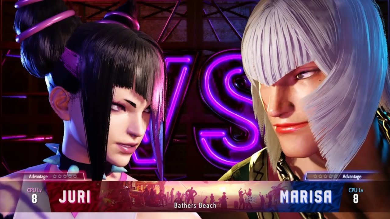Street Fighter 6 - Juri vs. Marisa (PS4) - YouTube