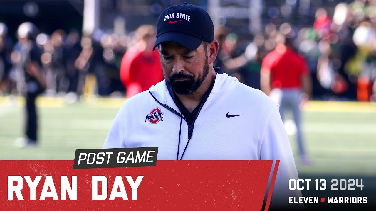 Ryan Day breaks down Ohio State's final sequence, Buckeyes 32-31 loss ...
