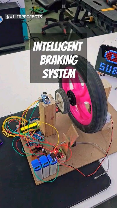 Intelligent braking system using Ultrasonic sensor and Arduino #project ...