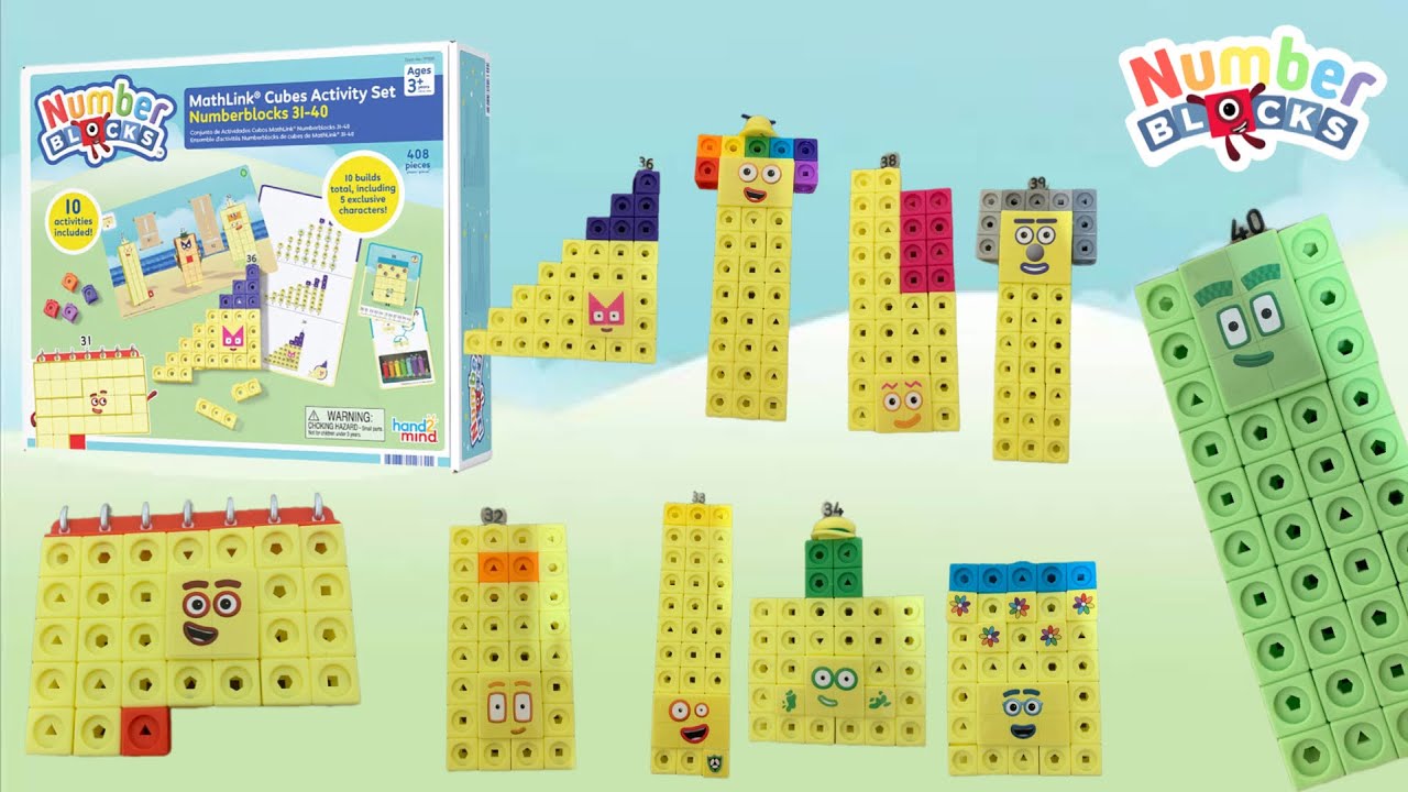 Numberblocks 31-40 Mathlink Cubes Set! - YouTube