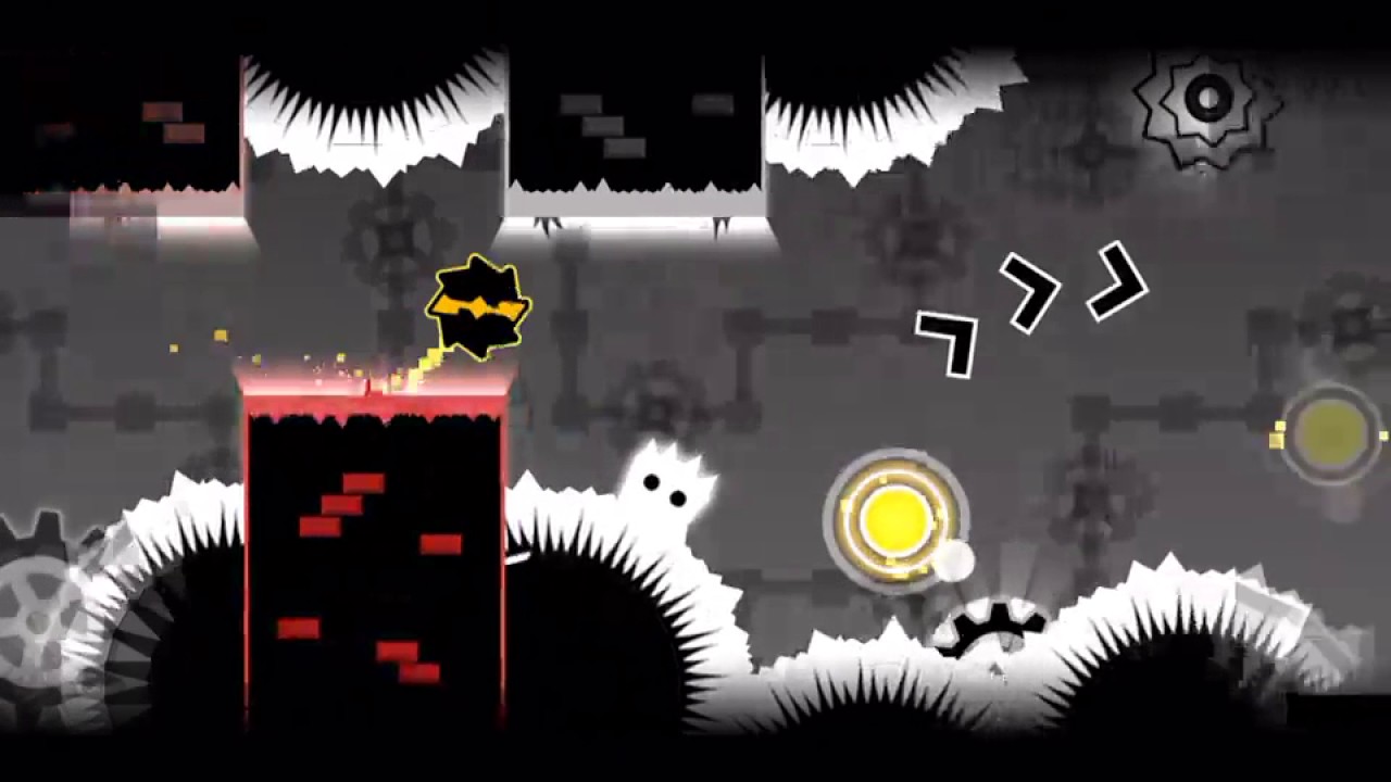 Geometry dash: creepy but fun level - YouTube