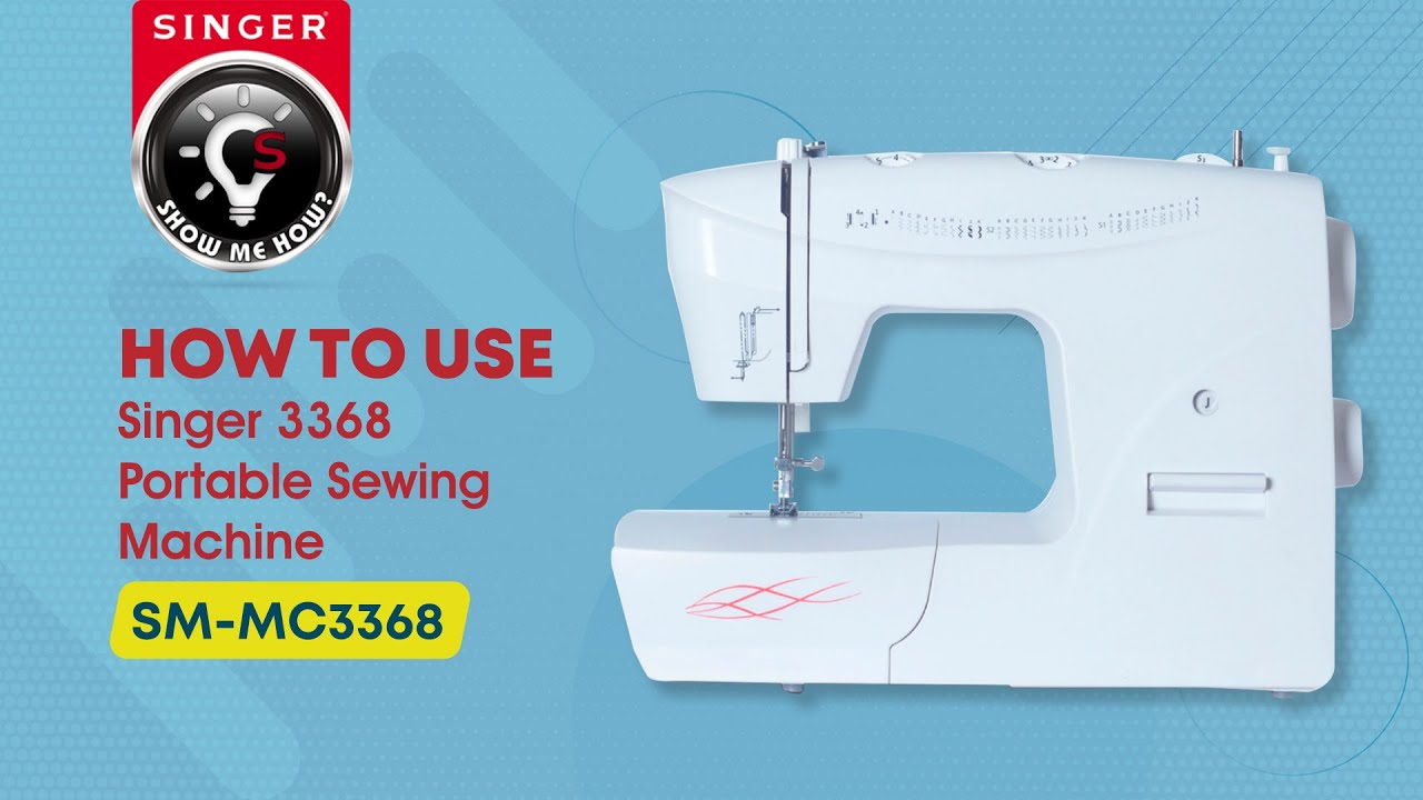 4 How to use Singer 3368 Portable Sewing Machine - YouTube