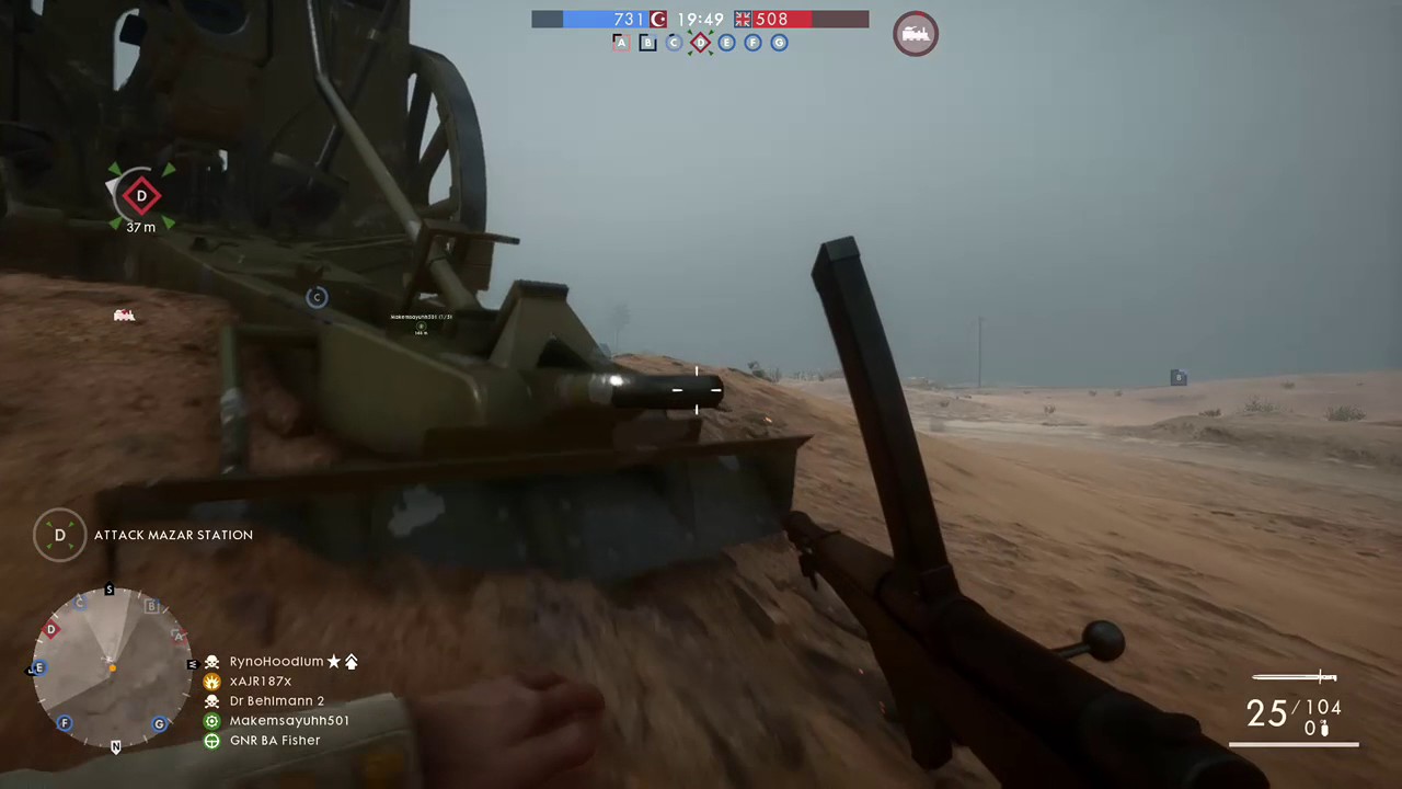 Battlefield 1 Armored Train Destruction - YouTube
