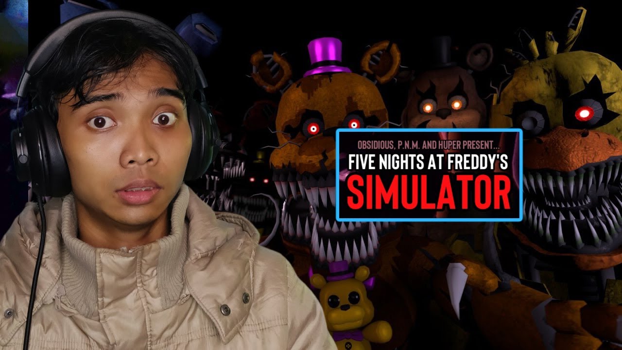 Five Nights at Freddy's Simulator Nightmare FredBear - YouTube