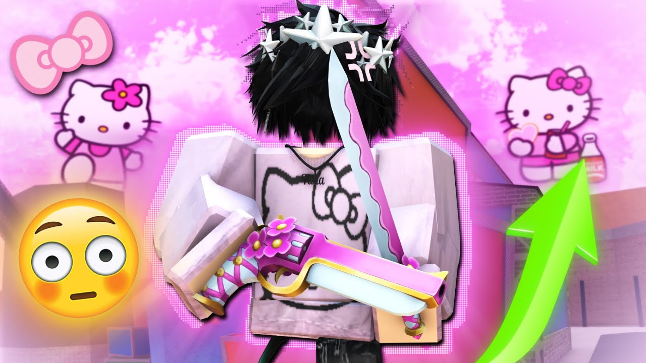 MM2, BUT ITS HELLO KITTY THEMED (Murder Mystery 2 Gameplay) - YouTube