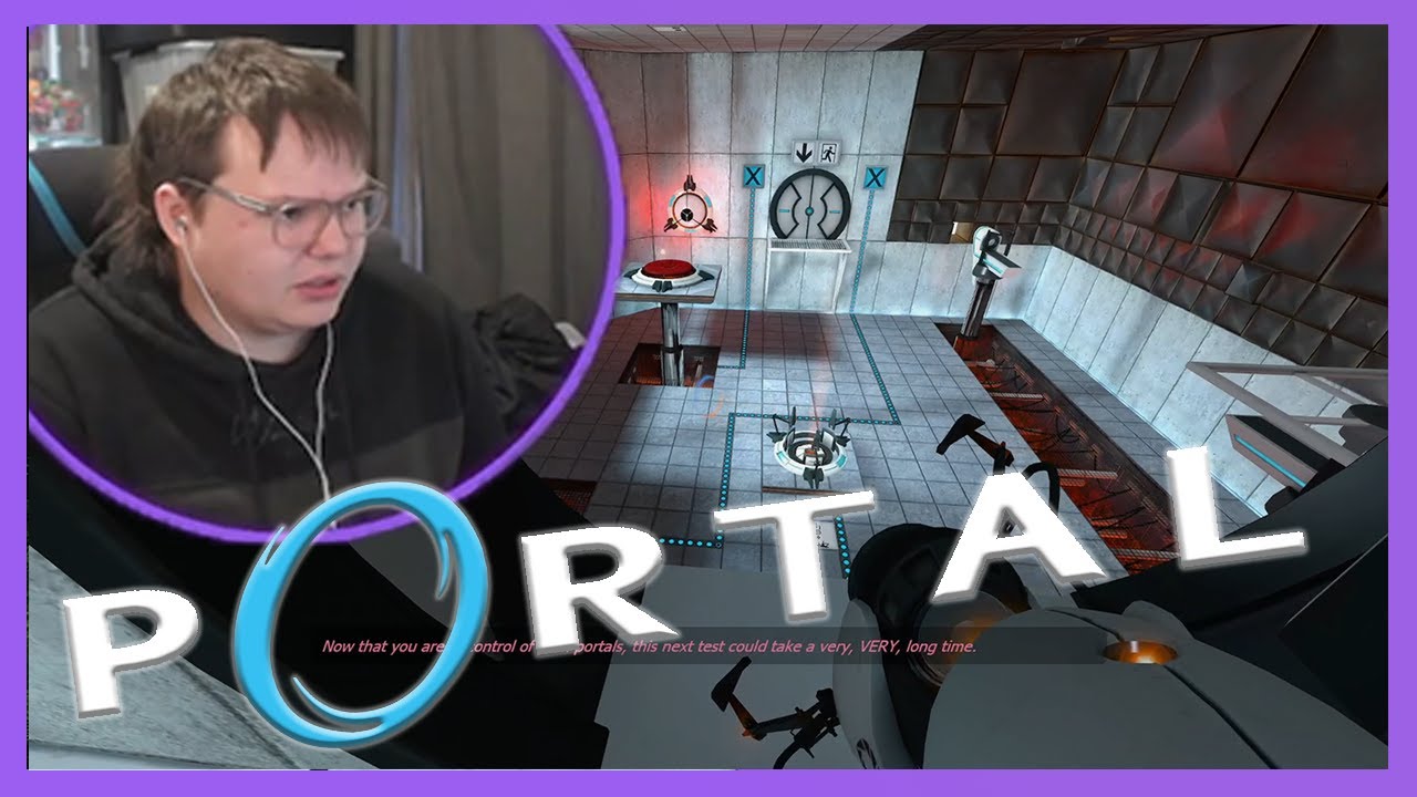 🟣Portal | Part #1 First Time Playing This Game - YouTube