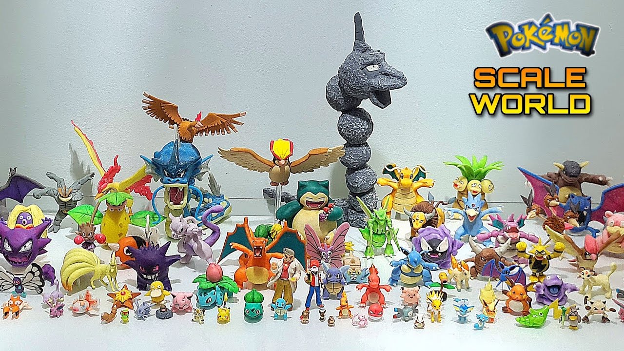 Mundo pokemon ( 151 pokemon de plastilina a escala ) pokemon scale ...