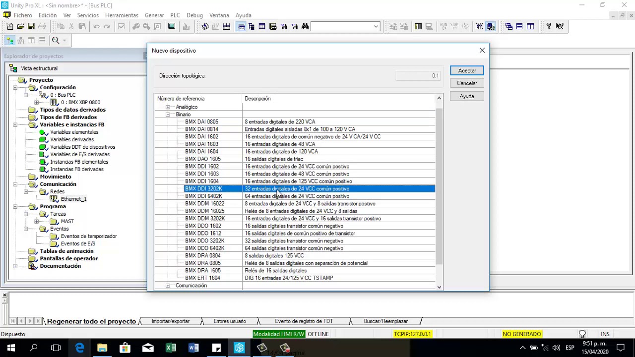 Vídeo 1 PLC M340 configuración del hardware - YouTube