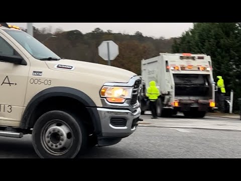 (2 TRUCKS IN ONE DAY) vavia mini roll off and raleigh solid waste ccc ...
