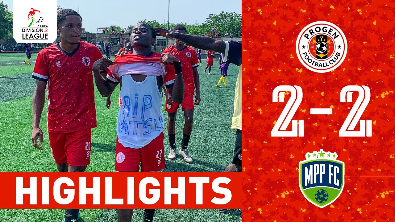 HIGHLIGHTS! | PROGEN 2 - 2 MOBILE PHONE PEOPLE | OBENG & S.OWUSU GOALS ...